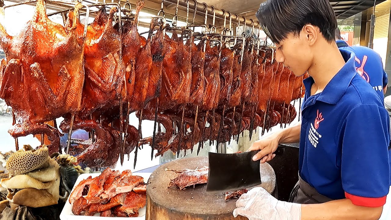 Honey Roast Duck, Braised Chicken Feet, Duck Feet & Cow Intestine ...