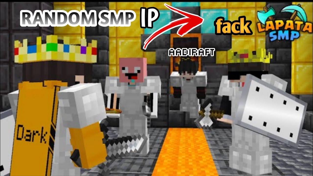 play random SMP in multiplayer server ip 🔥 #minecraft @CarryMinati ...