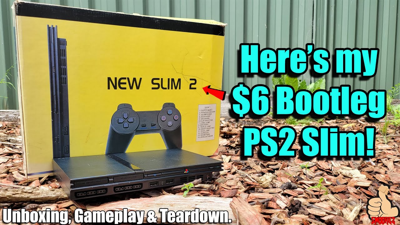 THE NEW SLIM 2 - A Bootleg PS2 Slim I paid $6 for...and it's another 8 ...