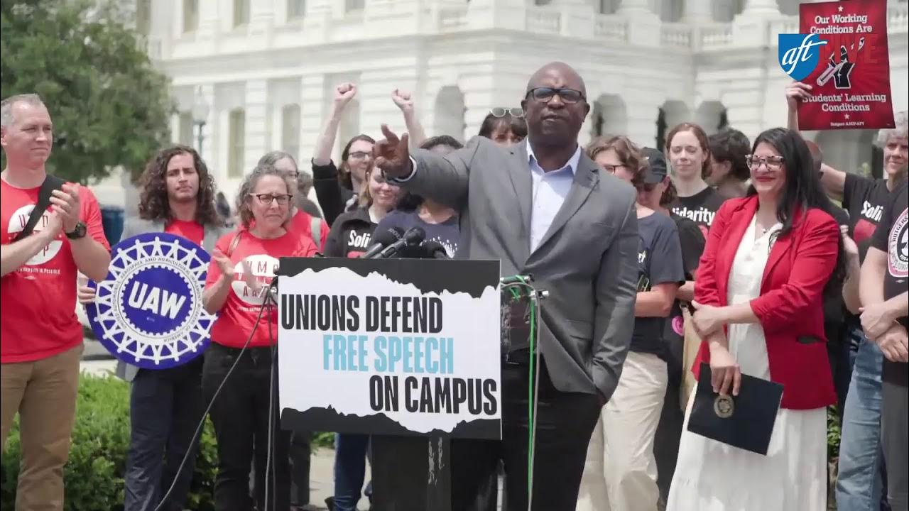 Higher Ed Unions Stand Up for Campus Free Speech - YouTube