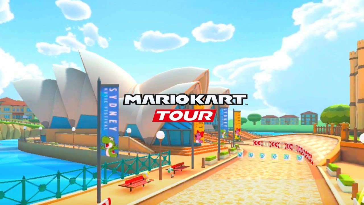 TRACK Sydney Sprint + Trick & Reverse HQ - Mario Kart Tour - YouTube