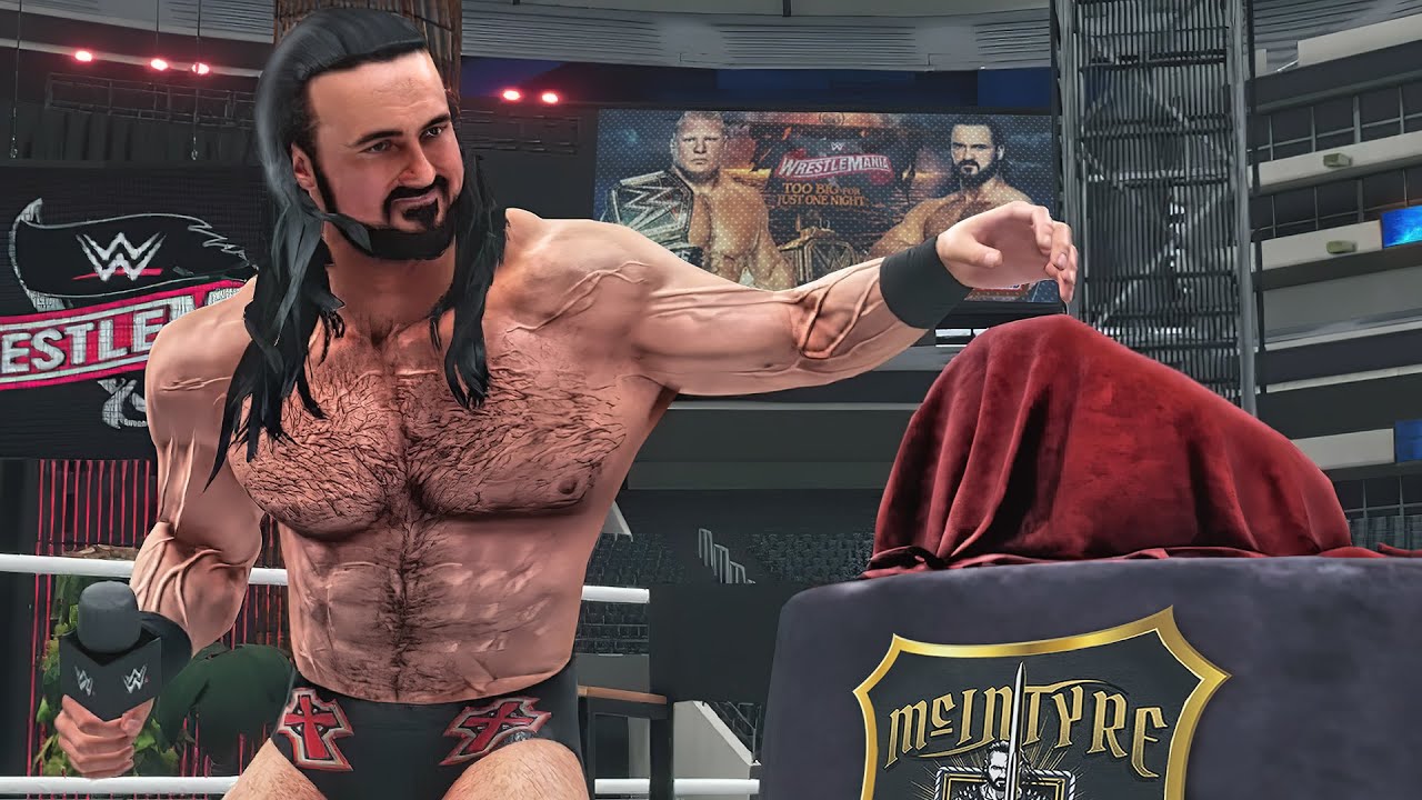 BEAST DREW MCINTYRE REVEALS THE FUTURE SHOCK WWE TITLE! | WWE 2K19 ...