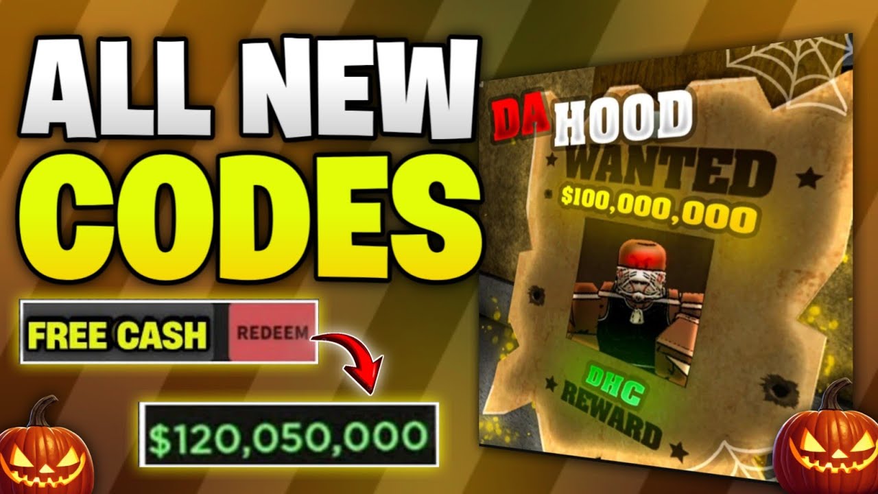 *NEW* ALL WORKING CODES FOR DA HOOD IN OCTOBER 2024! ROBLOX DA HOOD ...