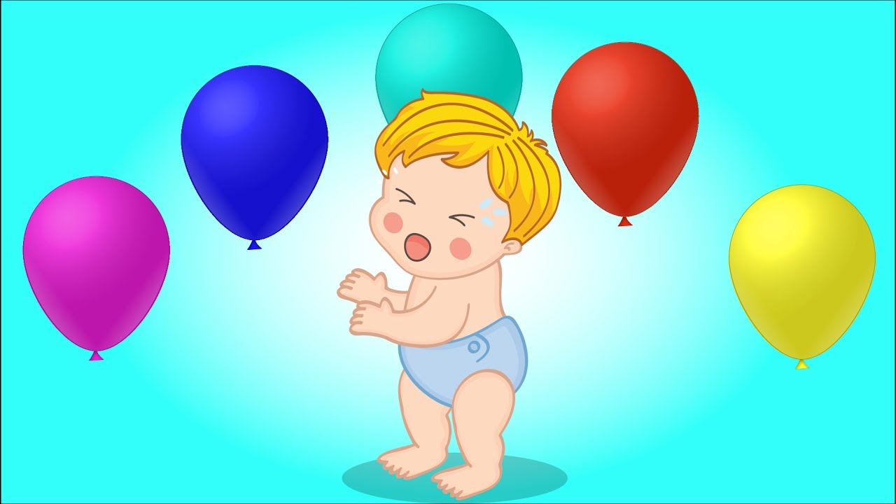 Learn Colors with Bad Baby Tantrum and Crying for Balloons Colors for ...