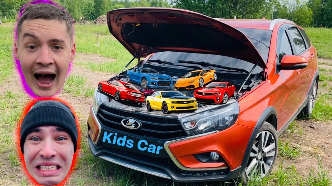 My new sports Car was Broken by Toy Cars - YouTube