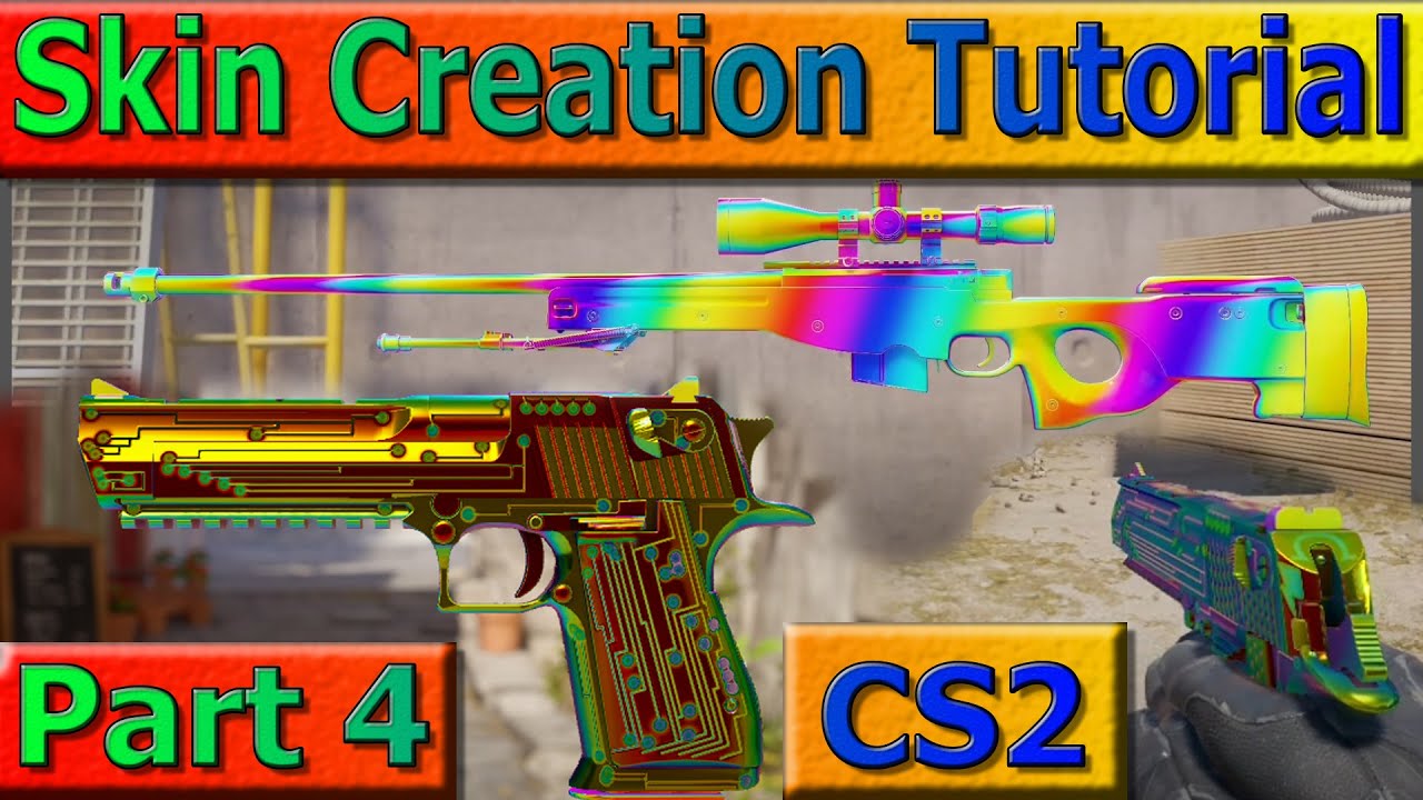 Make a Holographic Skin for Counter Strike 2, Pearlescent Texture, Holo ...