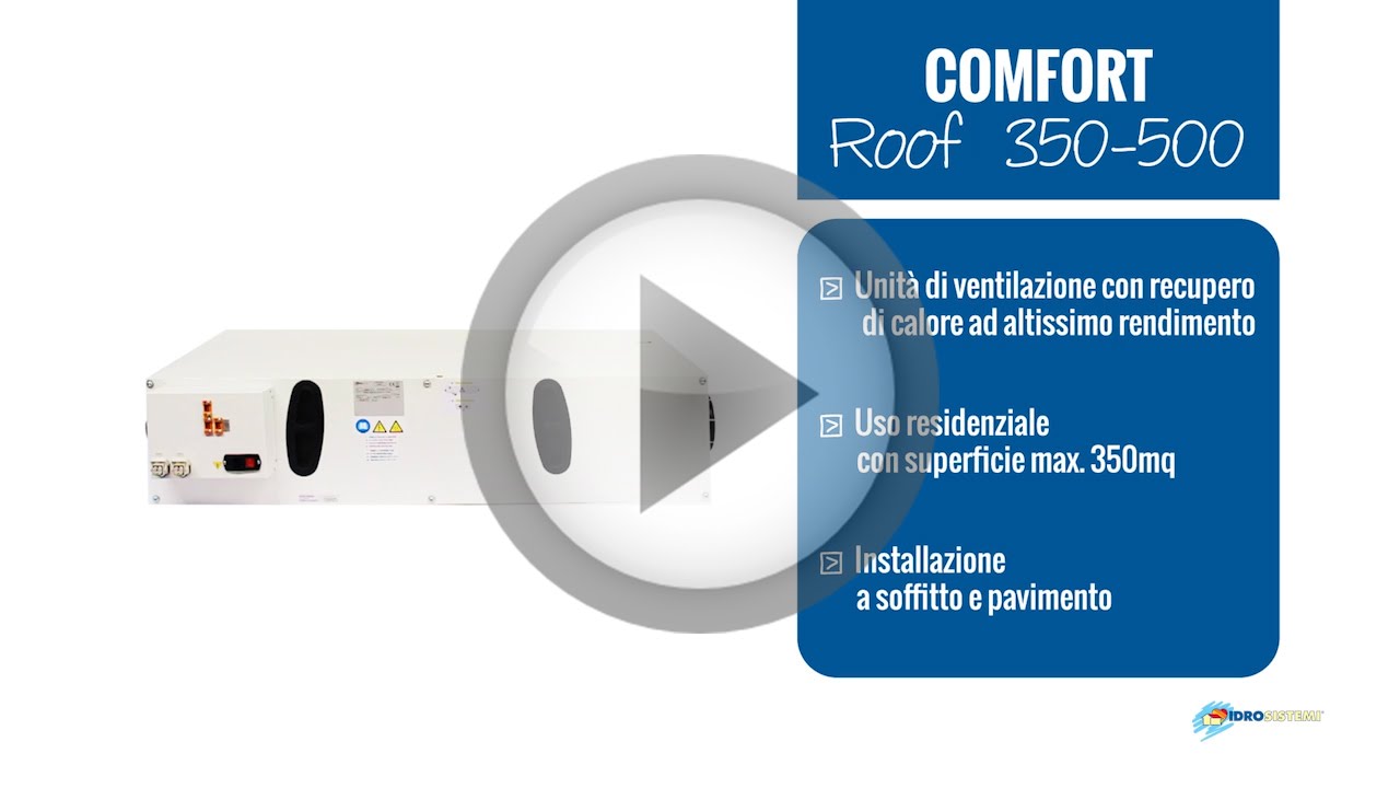 VMC: Comfort ROOF 350-500 - Presentazione tecnica - YouTube