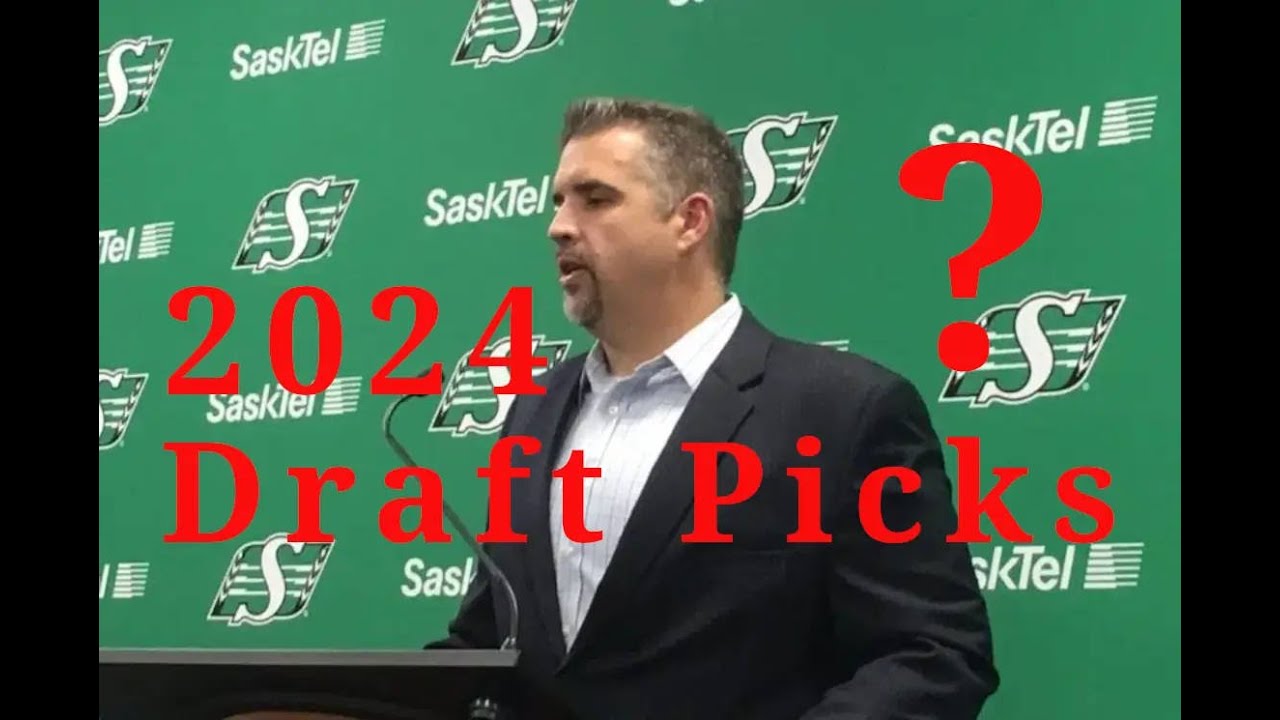 Saskatchewan Roughriders Draft Picks 2024 Season - YouTube