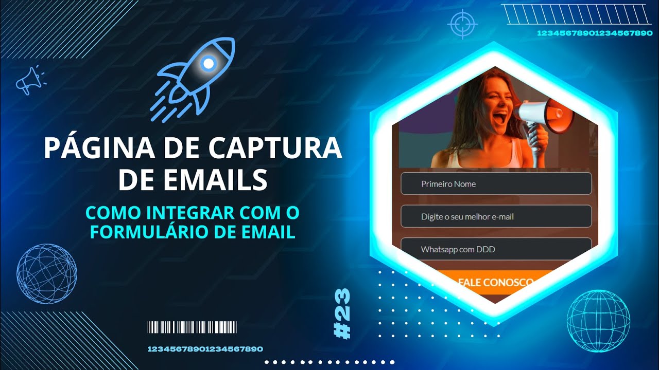 PÁGINA DE CAPTURA DE EMAILS: COMO INTEGRAR COM O FORMULÁRIO DE EMAIL ...