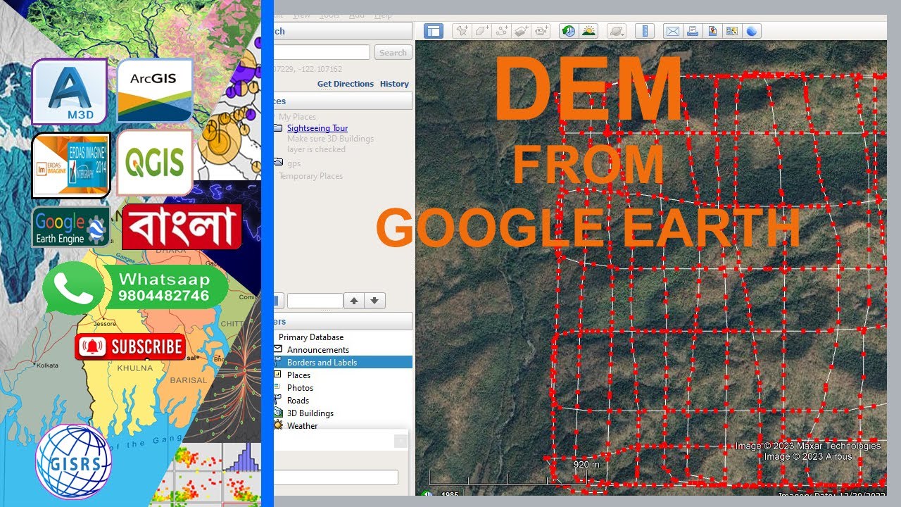 How To Create DEM From Google Earth How To Extract Contour Lines And how-to-create-dem-from-google-earth-how-to-extract-contour-lines-and