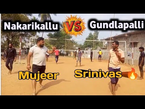 Nakarikallu VS Gundlapalli volleyball bet match at #Gundlapalli village ...