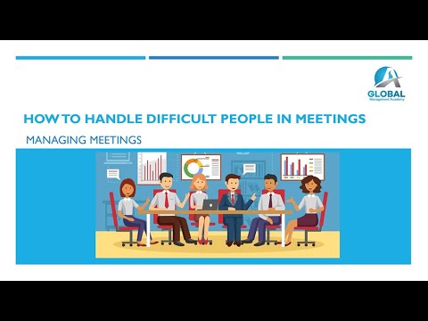 How to Deal with Difficult People in Meetings - YouTube