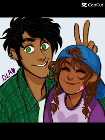 Percy teaching Estelle #pjo #percyjackson #estellebloufis - YouTube