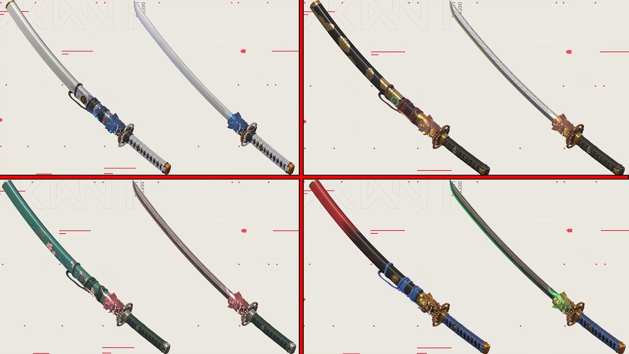 ONI 2.0 KATANA Variants (Onimaru Kunitsuna Melee) | VALORANT - YouTube