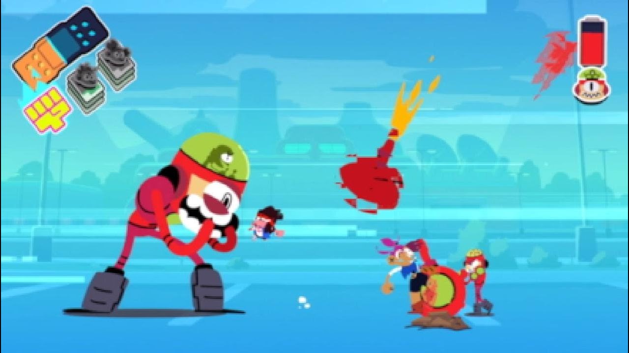 I Destroy the biggest robot in ok ko lets play heros - YouTube