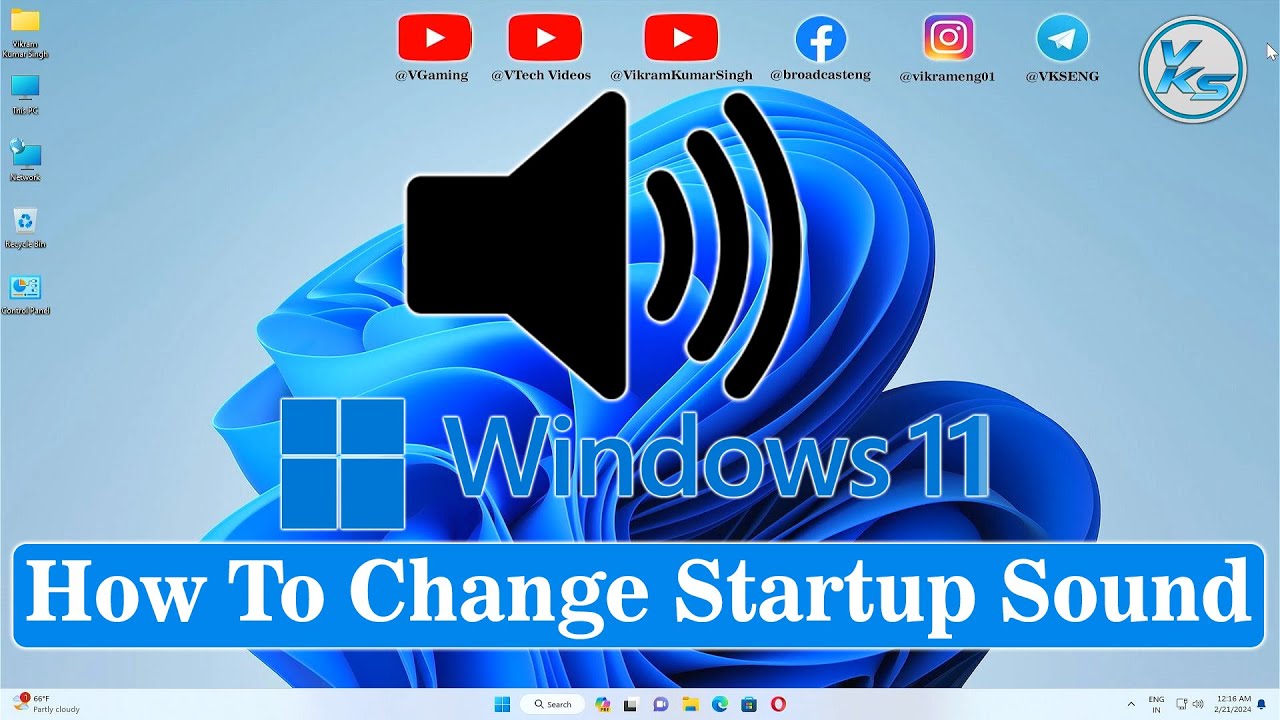 How To Change Windows 11 Startup Sound? - YouTube