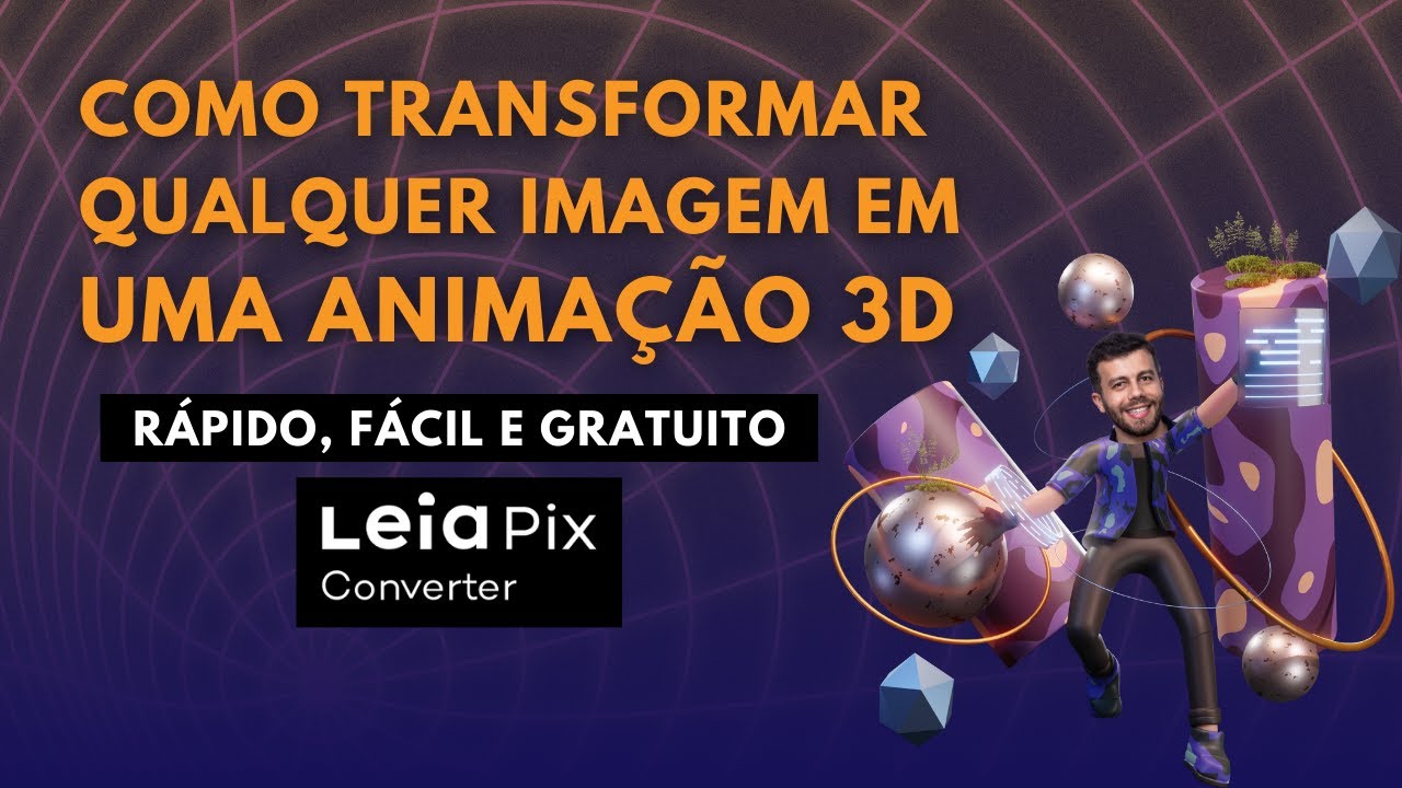 Como transformar qualquer imagem em uma animação 3D - Rápido, Fácil e ...