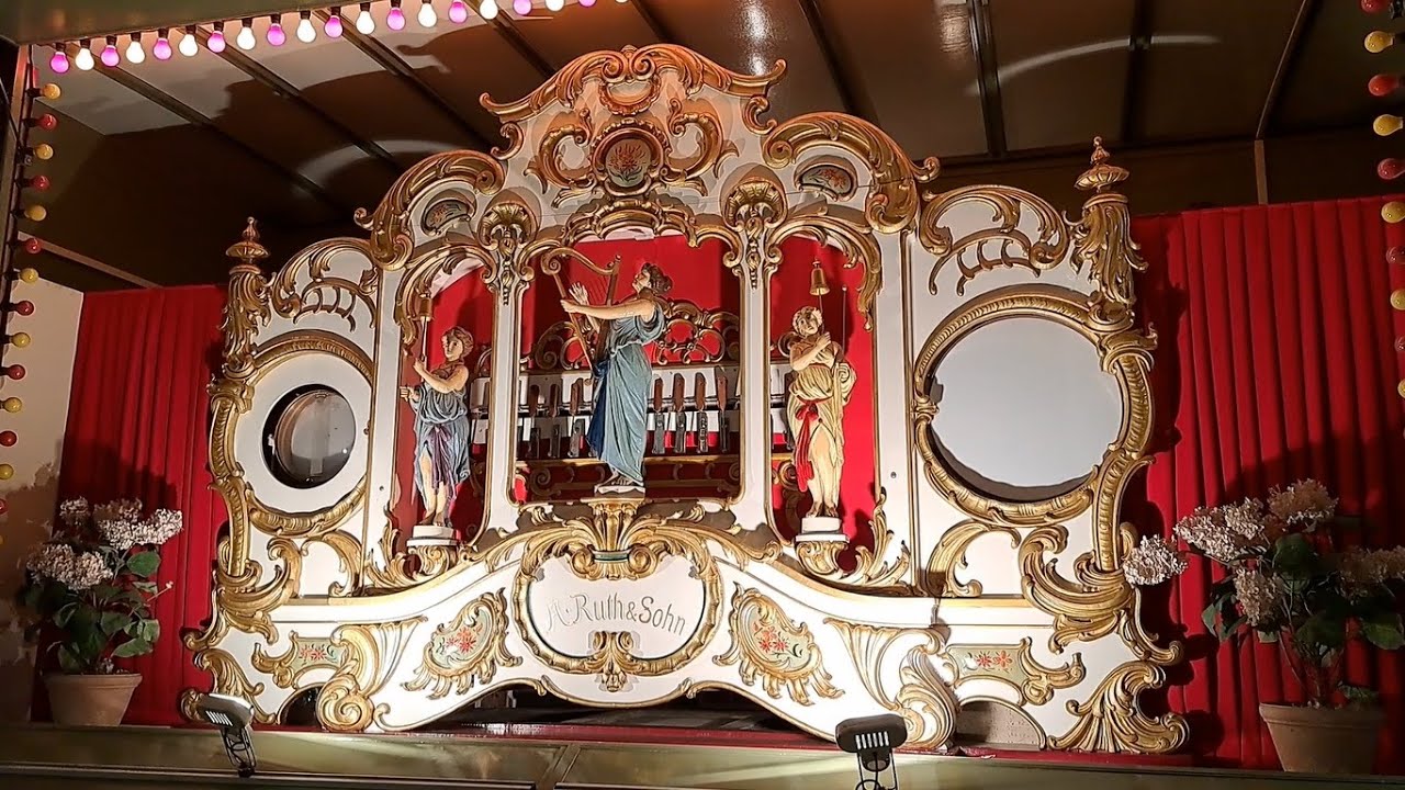 Ruth model 36 fairground organ ("The Golden Ruth") - April 2024 - YouTube