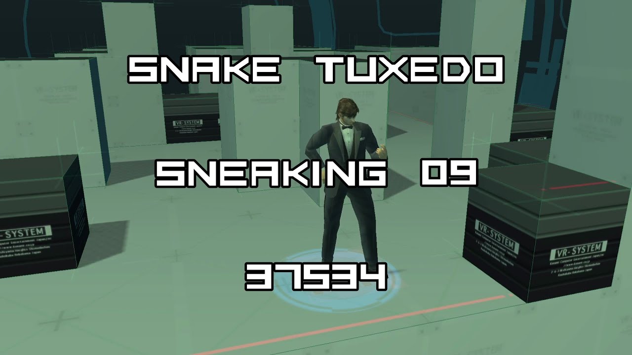 MGS2VR - Snake (Tuxedo) Sneaking 09 - 37534 - YouTube