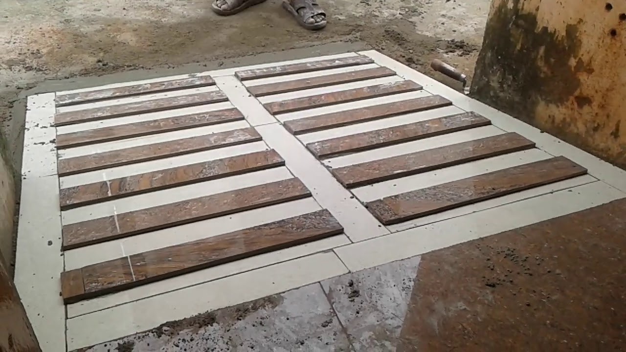 RAMP SLOPE WITH TILES(TILE PATI) - YouTube