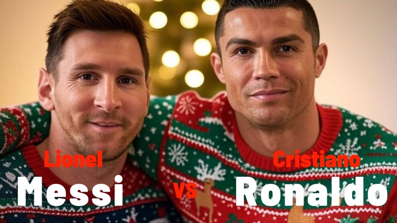Cristiano Ronaldo Dévore le Noël de Messi : Une Histoire Hilarante !😂💥🥳 ...