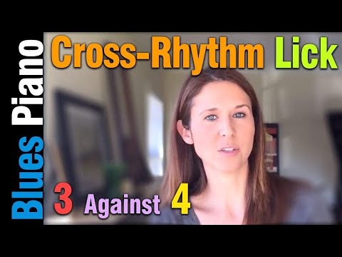 Blues Piano Cross-rhythm Lick (3 Against 4) - YouTube