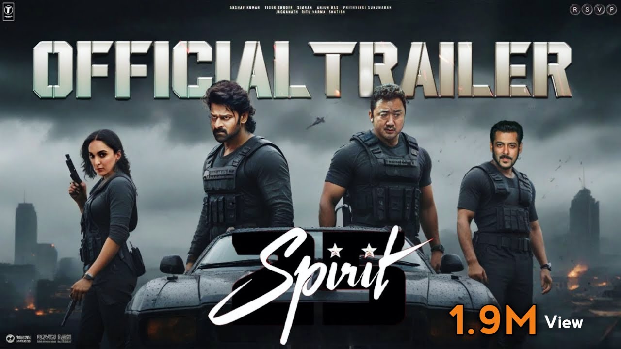 SPIRIT Official Trailer | Salman Khan | Prabhas | Spirit First Look ...