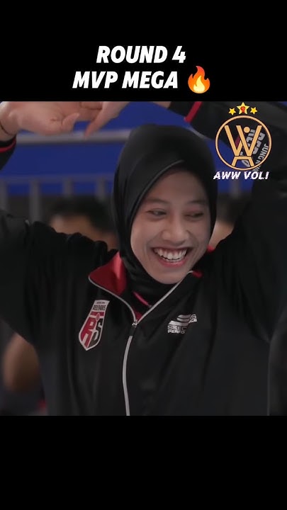 MVP round 4 mega🔥 ikuti jejak idolanya #volleyball #megawatihangestri #volikorea #redsparks ...