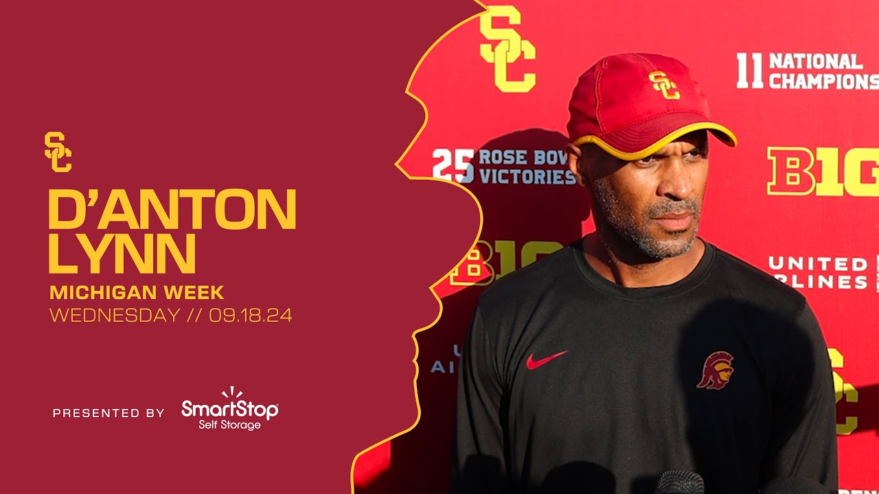 USC DC D’Anton Lynn | Wednesday of Michigan Week - YouTube