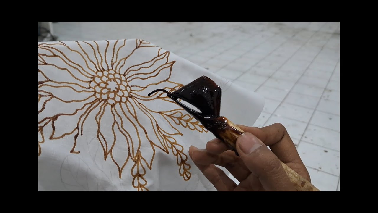 CARA MENCANTING BATIK TULIS BAGI PEMULA - YouTube