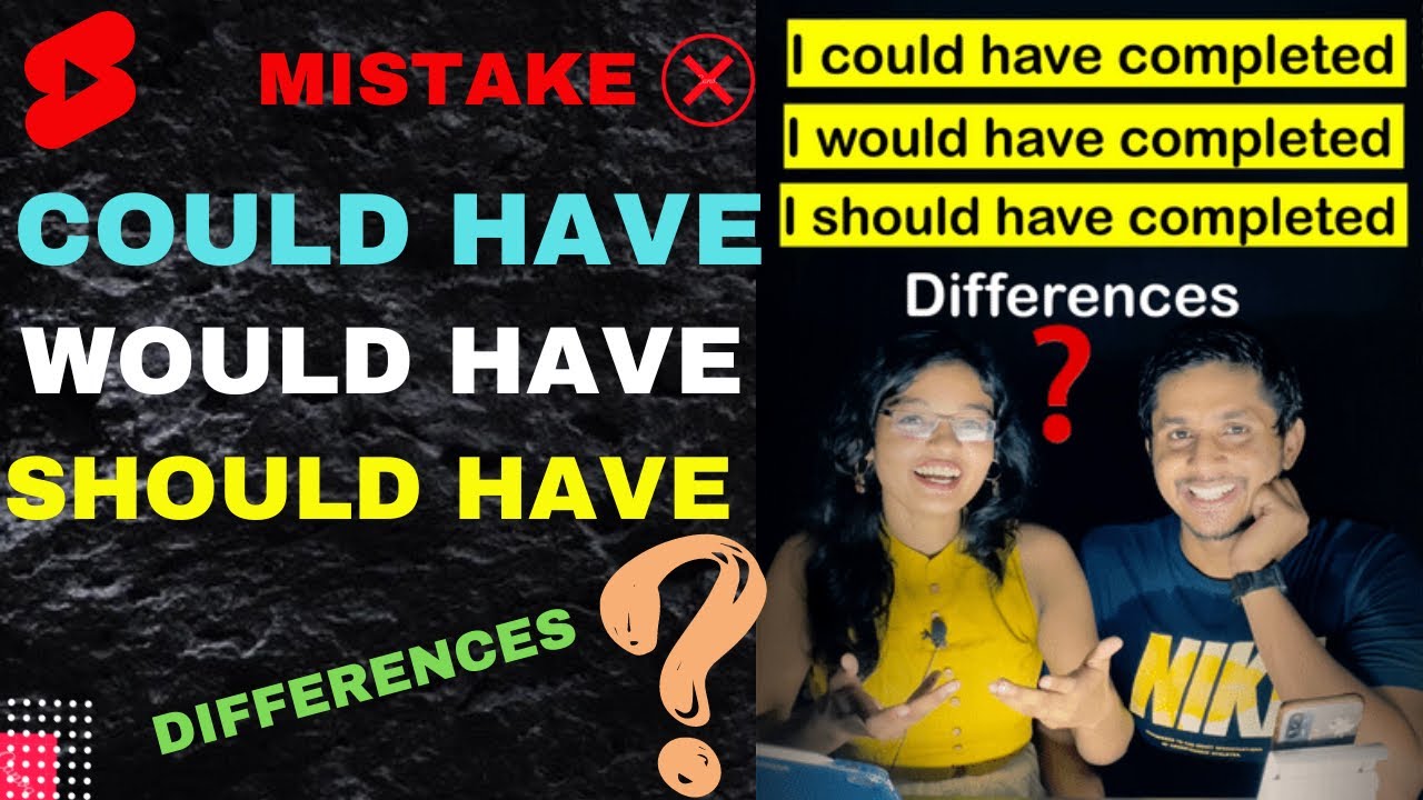 Would Have vs Should Have vs Could Have differences? #shorts - YouTube