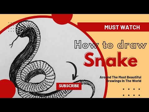 Naag 🐍 Snake Sketch #youtubevideo #viral #naag #snake - YouTube