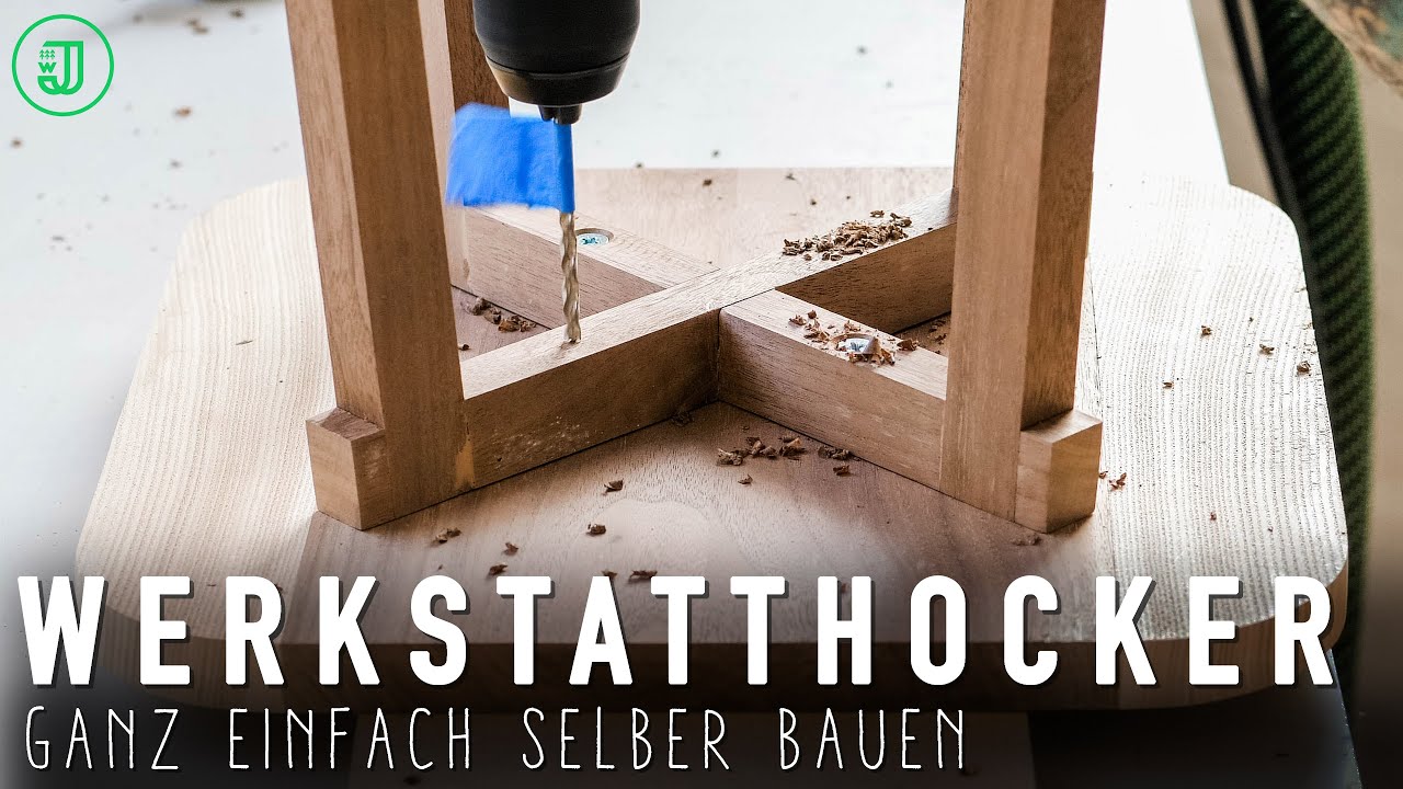 Einfach nachzubauen: Der perfekte HOCKER für jede Werkstatt und Wohnung ...