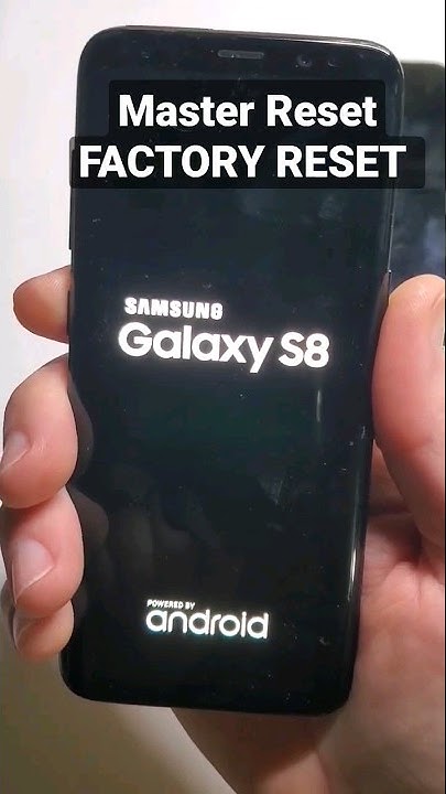 Master Reset Factory Reset Wipe & Clean Samsung Galaxy S8 less than 60 sec #samsungs8 # ...