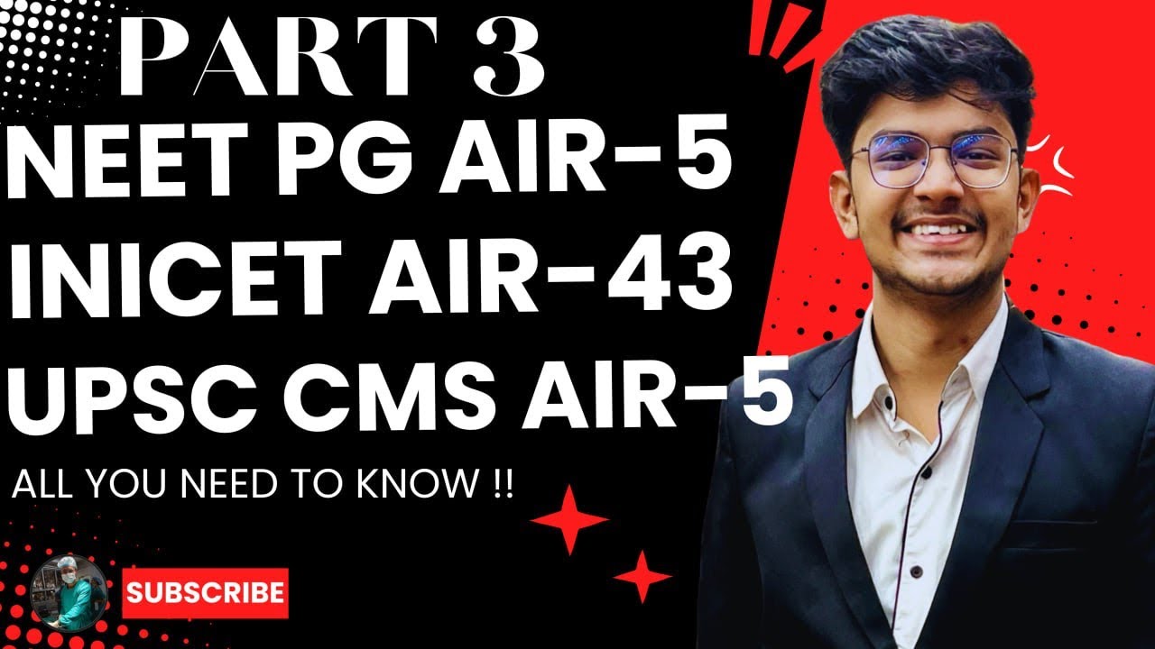 AIR-3 INICET Nov. 2024; AIR-5 NEET PG 2024 | Study Tips #toppers #neet ...