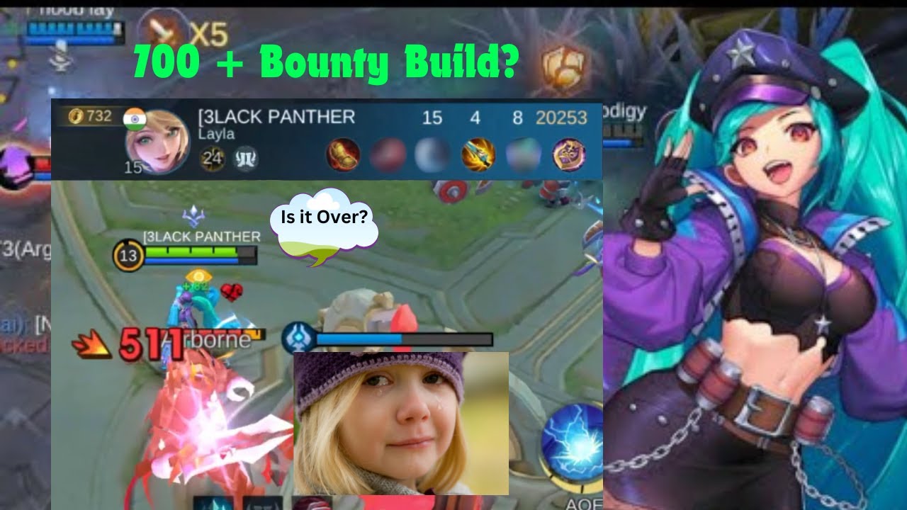 TRULY THE MOST INTENSE LAYLA GAME EVER | 17 KILLS WITH NO SUPPORT ...