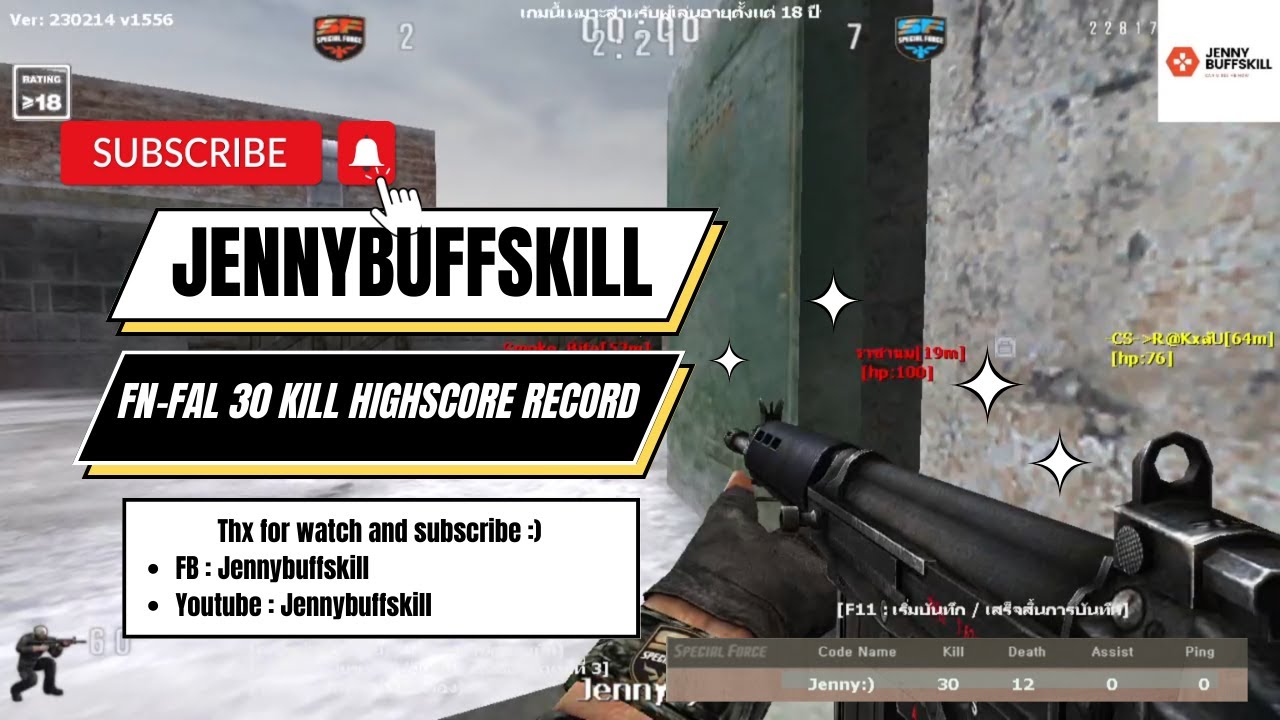 SF | FN Fal-30 kill 12 died (New score record) | EP.3 อย่าให้ได้จับ FN ...