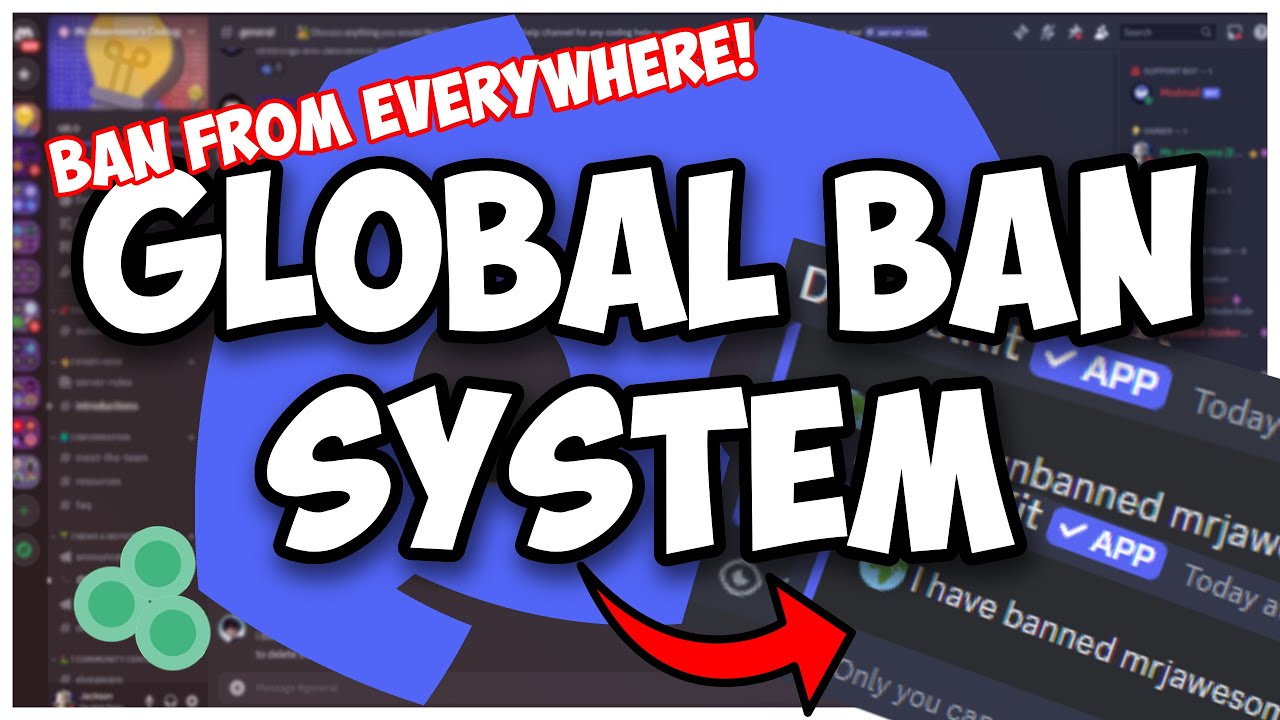 [NEW] - How to make a GLOBAL BAN SYSTEM for your Discord Bot ...