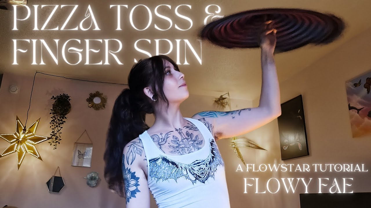Pizza Toss and Finger Spin - Flowstar Tutorial - YouTube