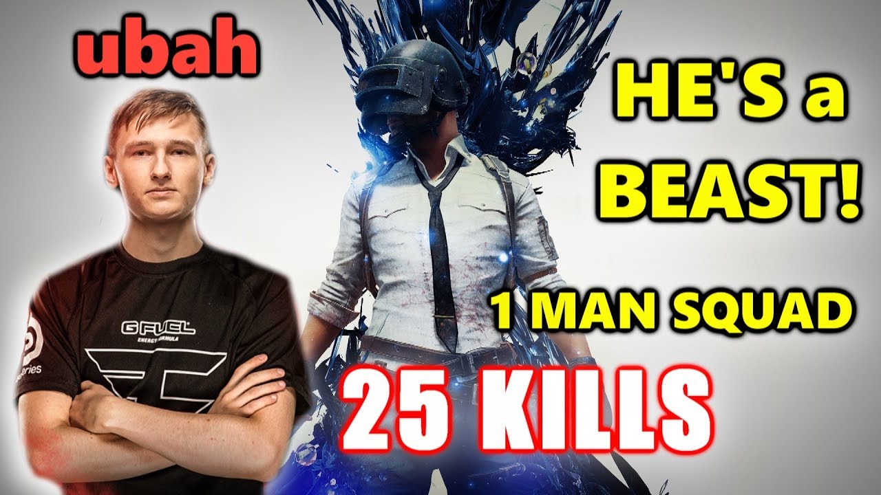 Faze ubah - 25 KILLS - 1 MAN SQUAD - HE'S a BEAST! - M416+SKS - PUBG - YouTube