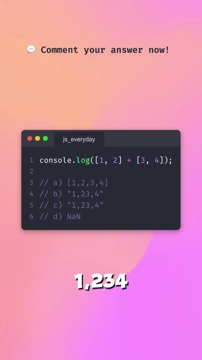 JavaScript Quiz: What happens when arrays meet equality? 🤔 #coder #coding #tech #javascript ...