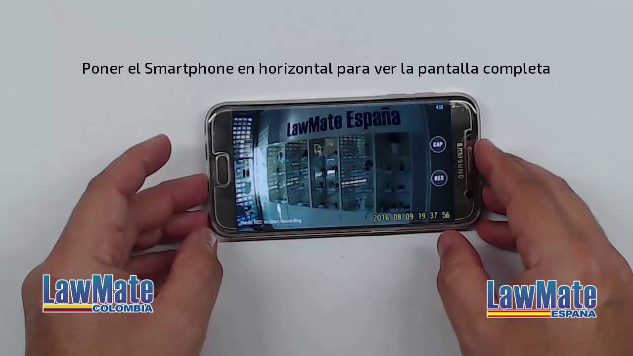 funcionamiento app lawmate equipos wifi pv cam viewer - YouTube