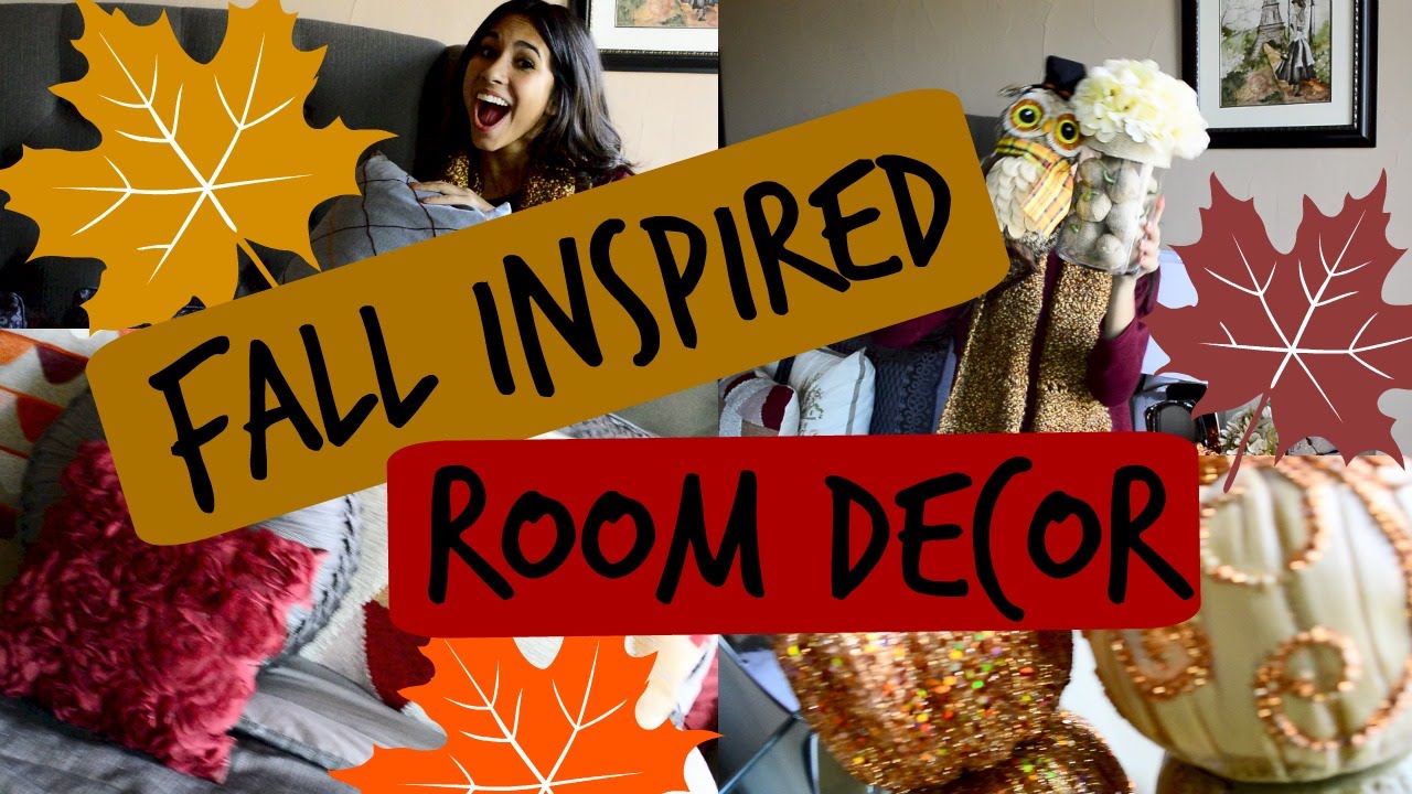 🍂 Fall Inspired Room Decor 🍂 - YouTube