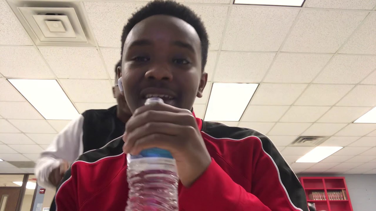 Drinking day #11 chugging water whole bottle - YouTube