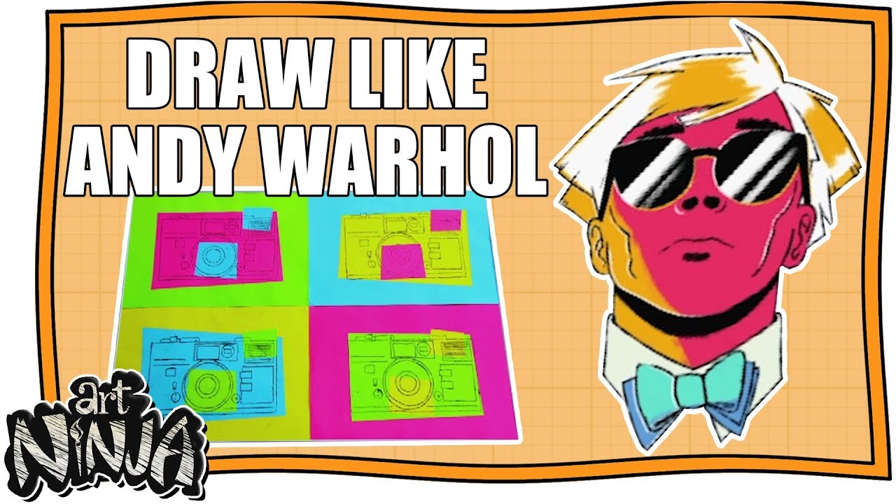 Draw Like Andy Warhol | Art Ninja | Nugget - YouTube