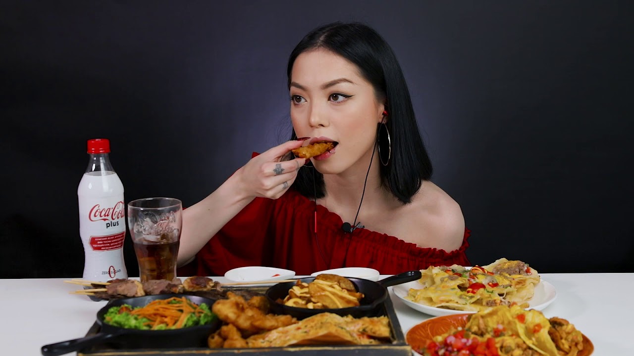 ASMR MUKBANG with DJ KAITLIN - YouTube