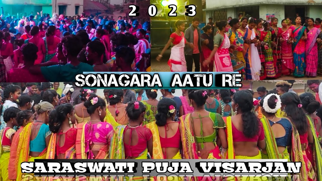 sonagara saraswati puja visarjan 2023 - YouTube