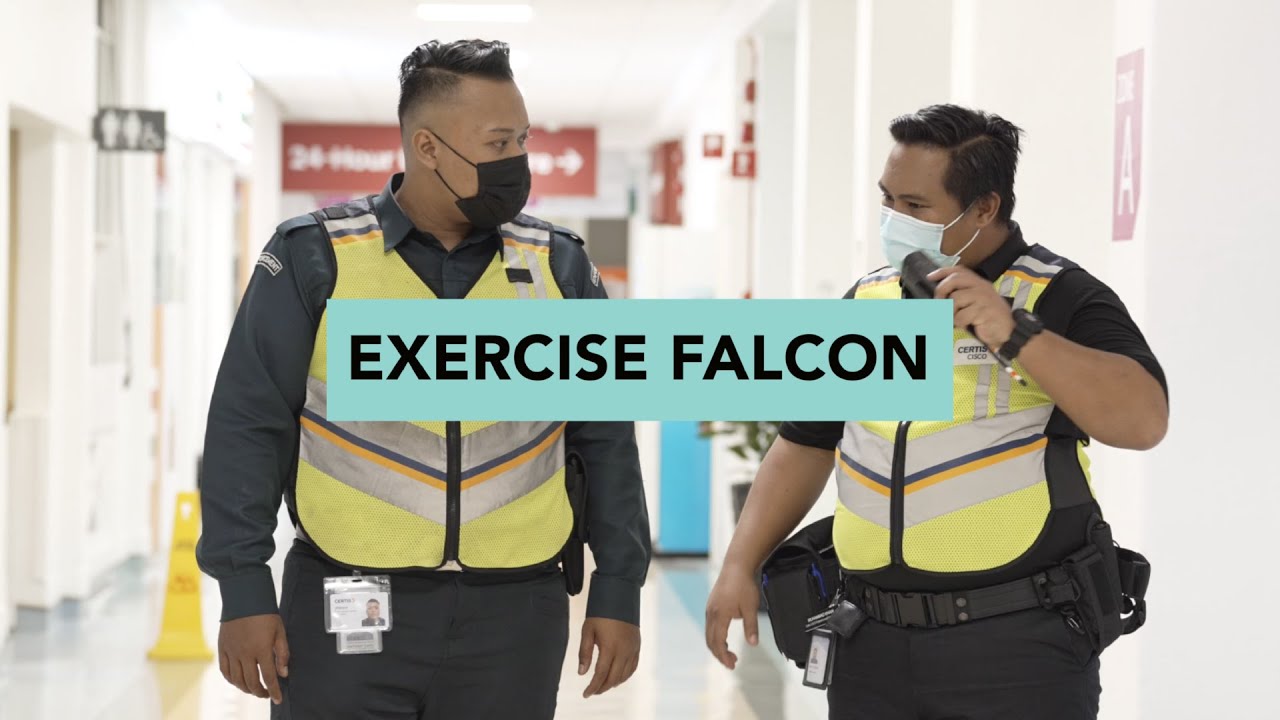 Exercise Falcon at Alexandra Hospital - YouTube