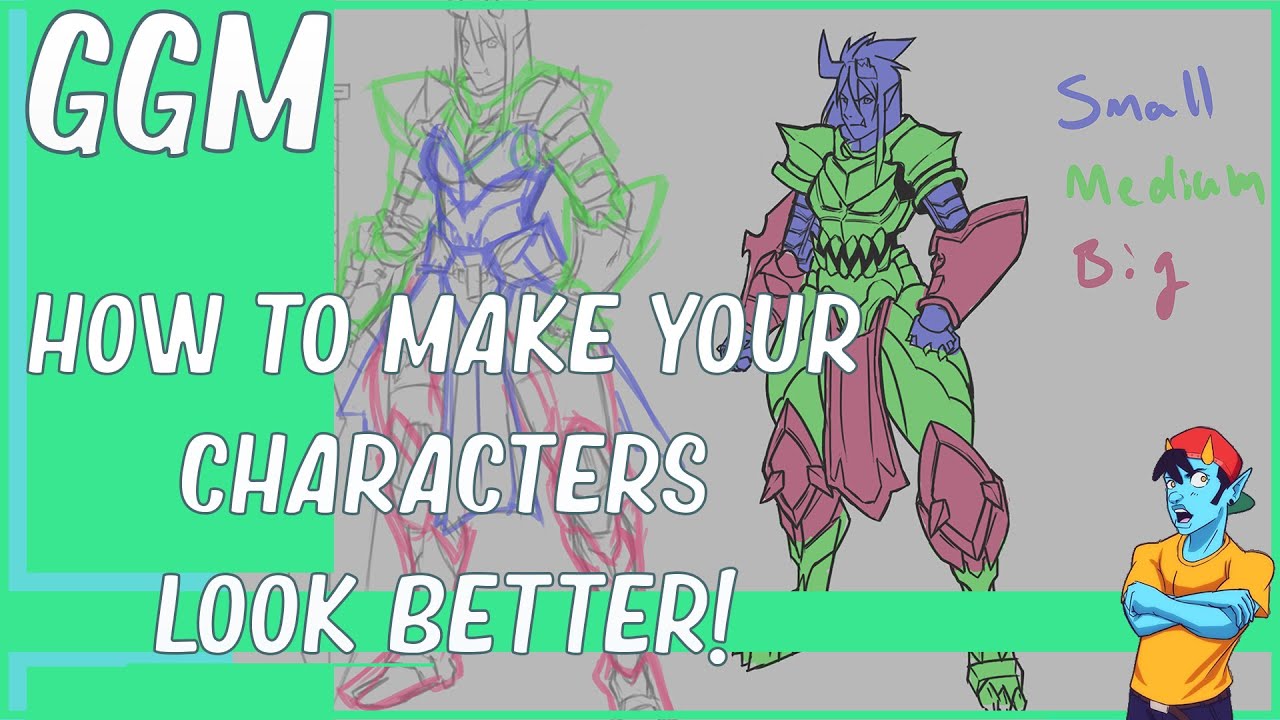 How to Make Characters Look More Appealing - YouTube