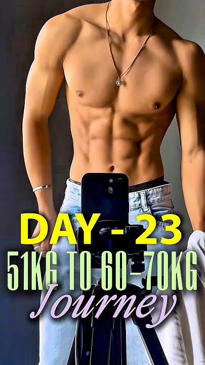 skinny to strong transformation 💪 51kg to 60-70kg weight gain journey 📈 #shorts #viral #minivlog ...